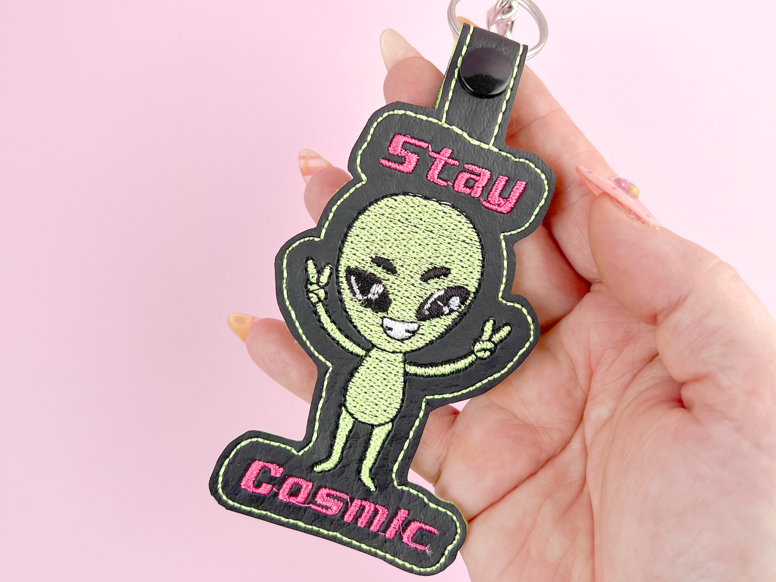 Clothing & Accessories :: Keychains & Lanyards :: Stay Cosmic Ufo Space ...