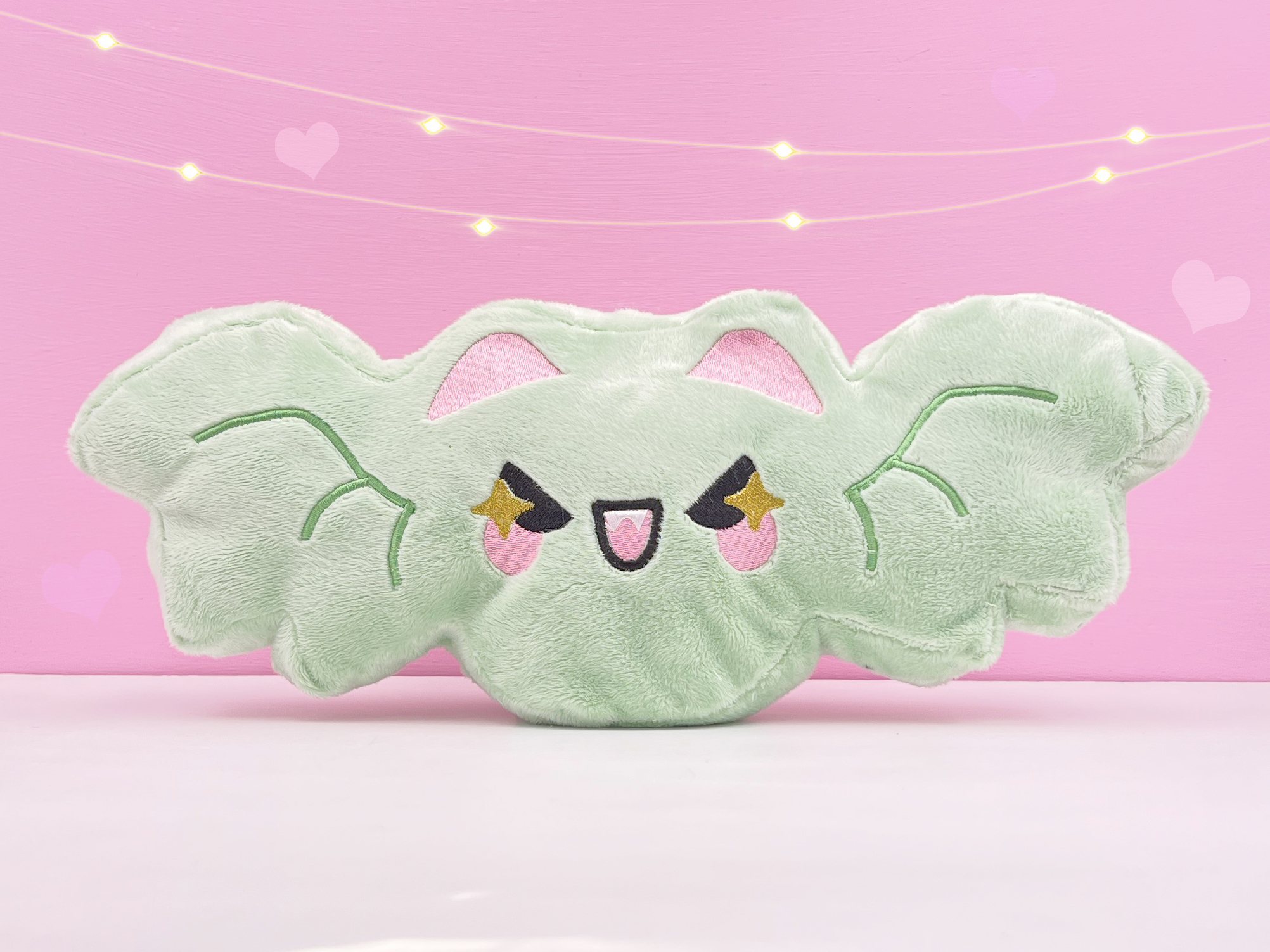 Home & Living :: Home Decor :: Giant Mint Plush Bat Pillow – Creepy ...